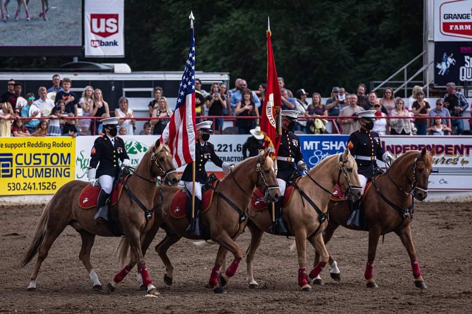 Marine Corps Mounted Color Guard to Open Pants on Fire Race in Tulare ...